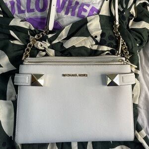 KORS Michael Kors | Bags | Michael Kors White Crossbody Bag | Poshmark